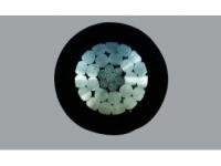 China 10KV 50mm Aluminum Twisted Steel Reinforced Overhead Aerial Bundled Cable XLPE Insulated for sale