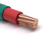 China 300/500V BVV Low Voltage Copper Electric Cable 25mm2 35mm2 50mm2 Double PVC Insulation for sale