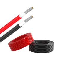China PV1-F 4mm 6mm XLPE Insulated Photovoltaic Solar Cable 1500V DC for Fixed Wiring for sale