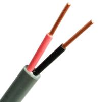 China BVVB 2 Core 1.5mm² Copper PVC Flat Cable 300/500V for Household Wiring for sale