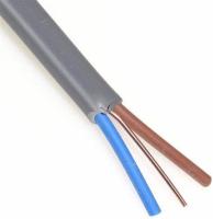 China BVVB 2 Core 1.5mm² Copper PVC Flat Cable 300/500V for Household Wiring for sale