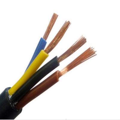 China Copper Core PVC Insulated Flexible Cable 0.5-6mm² 300/500V RVV for sale