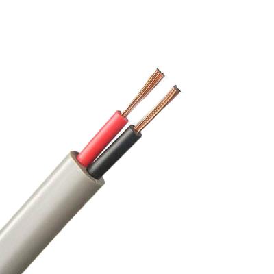 China 2 Core 4mm2 RVVB Flat Cable Copper Conductor PVC Insulated Sheath 300/500V for sale
