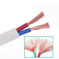 China PVC Insulated Flexible Copper Cable 0.5mm2 1mm2 300/500V RVVB for sale