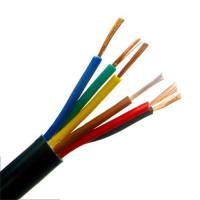 China Copper Conductor RVV Flexible PVC Insulated Electric Cable 300/500V 2-5 Core 0.5-6mm² for sale