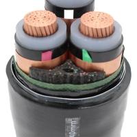 China XLPE Insulated Copper Conductor Steel Tape Armored Power Cable 8.7/15KV 3x120mm2 for sale