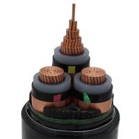 China 26/35KV 3 Core 400sqmm Copper XLPE Armored Power Cable SWA STA for sale
