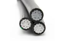 China Aluminum Conductor Overhead ABC Aerial Bundled Cable 0.6/1KV XLPE Insulated Round Wire for sale