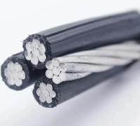 China Aluminum Conductor Overhead ABC Aerial Bundled Cable 0.6/1KV XLPE Insulated Round Wire for sale