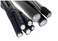 China Aluminum Conductor Overhead ABC Aerial Bundled Cable 0.6/1KV XLPE Insulated Round Wire for sale