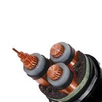 China Copper Conductor XLPE Insulated 26/35KV 3 Core High Voltage Power Cable for sale