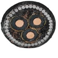 China 26/35KV XLPE Insulated Copper Conductor Steel Wire Armored Power Cable for sale