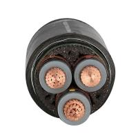 China 8.7/15kV 3 Core XLPE Insulated Power Cable 150mm2 Copper Conductor 90°C for sale