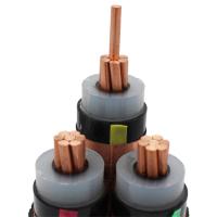 China Copper Conductor XLPE Insulated PVC PE Sheath Armoured Power Cable 26/35KV for sale
