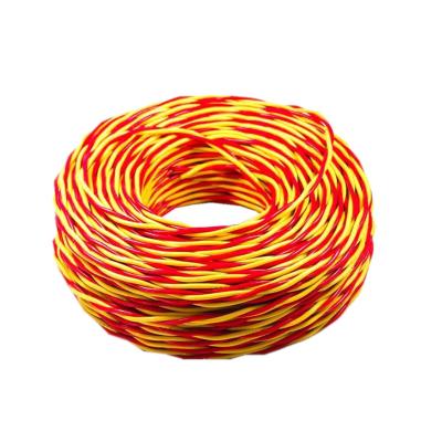 China PVC Insulated RVS 2x1.5mm2 Flexible Electric Cable Copper Conductor Twisted Pair 300V for sale