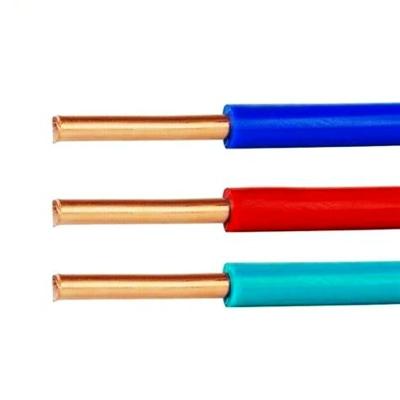 China H07V-R H07V-U PVC Insulated Copper Core Electrical Wire 450/750V 1.5-6 mm² for sale