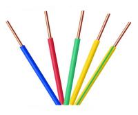 China PVC Insulated Single Copper Core House Wiring Electrical Cable 1.5mm 2.5mm 4mm 6mm 10mm 450/750V for sale