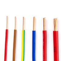 China CCC Certified Copper Conductor PVC Insulated Electrical Wire Cable 450/750V 1.5-6mm² for sale