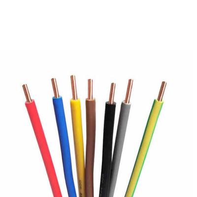 China Industrial PVC Insulated Copper Wire 450/750V 1.5-6mm² Flame Retardant for sale