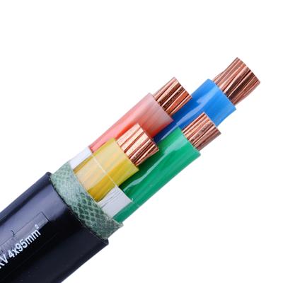 China 4 Core 16mm2 70mm2 Copper PVC Power Cable 0.6/1kV VV Outdoor Electrical Cable for sale