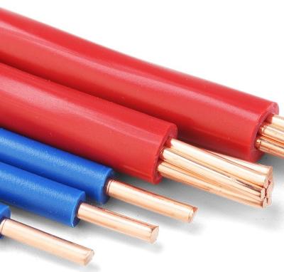 China Flame Retardant PVC Insulated Copper Wire 1.5mm 2.5mm 450/750V for Household Electrical Appliances for sale