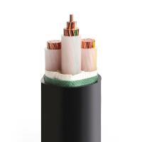 China Black PVC Jacket 35mm2 120mm2 Copper Power Cable 0.6 1kV XLPE Insulated for sale
