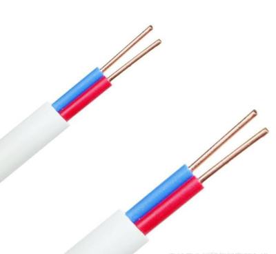 China 2*1.5mm 2*2.5mm Twin Solid Core Flat PVC Insulated Wire and Cable with CCC Certificate for sale