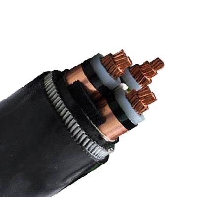 China XLPE Insulated Steel Wire Armoured Power Cable 10KV 15KV 3 Core Copper Conductor for sale