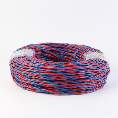 China RVS 2 Core 1.5mm 2.5mm PVC Insulated Copper Conductor Fire Alarm Cable 300V for sale