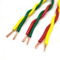 China RVS 2 Core 1.5mm 2.5mm PVC Insulated Copper Conductor Fire Alarm Cable 300V for sale