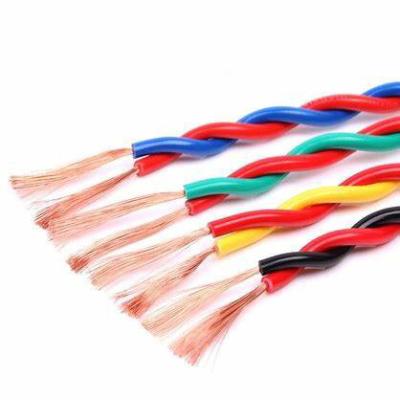 China RVS PVC Insulated Twisted Pair Copper Cable 300V 1.5mm2 Flame Retardant for sale