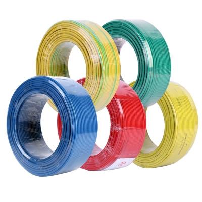 China 450/750V 10mm PVC Insulated Single Core Copper House Wire for Appliances for sale