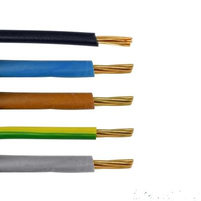 China BVR 450/750V PVC Insulated Flexible Copper Wire 1.5mm to 16mm for Indoor Wiring for sale