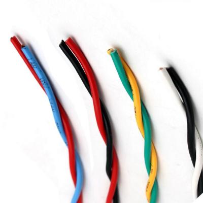 China RVS 2 Core 1mm PVC Insulated Twisted Pair Flexible Wire Cable 300V for Fire Alarm and Household Appliances for sale