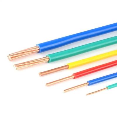 China PVC Insulated Single Core Copper Wire 1.5-400mm2 450/750V Flame Retardant GB/T 5023.3-2008 for sale