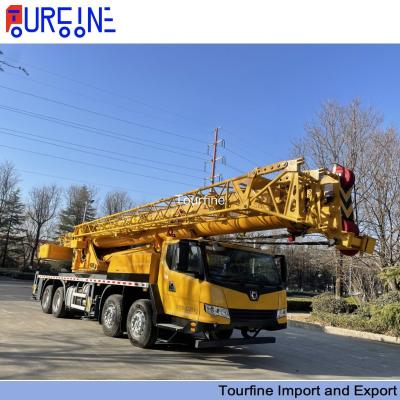 China QY50KD 50 Ton Hydraulic Telescopic Boom Truck Crane Mobile For Construction Lifting for sale