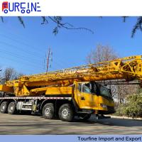 China QY50KD 50 Ton Hydraulic Telescopic Boom Truck Crane Mobile For Construction Lifting for sale