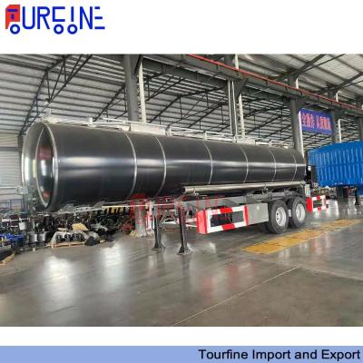 China 40 CBM 2 Axle Bitumen Tank Trailer for Road Construction Projects for sale