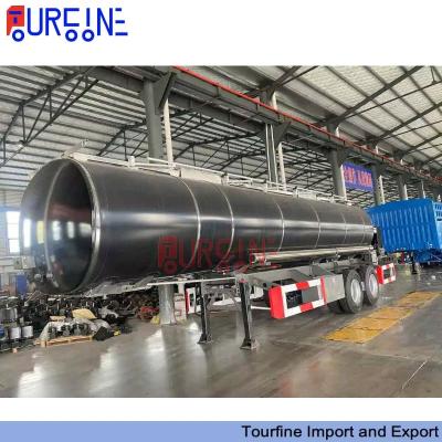 China 2 Axle 45 CBM Asphalt Tank Semi Trailer for Hot Bitumen Transport for sale