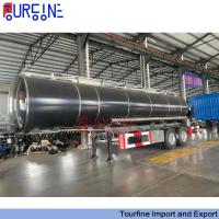 China 2 Axle 45 CBM Asphalt Tank Semi Trailer for Hot Bitumen Transport for sale
