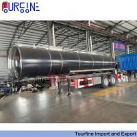 China 2 Axle 45 CBM Asphalt Tank Semi Trailer for Hot Bitumen Transport for sale