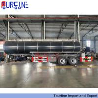 China 2 Axle 45 CBM Asphalt Tank Semi Trailer for Hot Bitumen Transport for sale