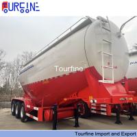 China 3 Axle 35 CBM Dry Bulk Cement Semi Trailer for Powder Material Transport for sale