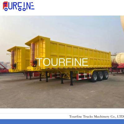 China Heavy Duty 3 Axle 35 CBM Tipper Semi Trailer for Construction and Mining Applications for sale