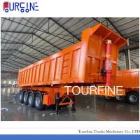 China Heavy Duty 3 Axle 35 CBM Tipper Semi Trailer for Construction and Mining Applications for sale