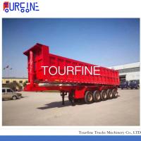 China Heavy Duty 3 Axle 35 CBM Tipper Semi Trailer for Construction and Mining Applications for sale