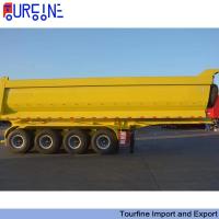 China Heavy Duty 3 Axle 35 CBM Tipper Semi Trailer for Construction and Mining Applications for sale