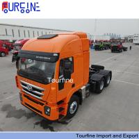 China SAIC Hongyan 430HP Tractor Head Truck with 10 Wheels for Long Haul Transport for sale