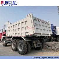 China Heavy Duty Sinotruk HOWO 6X4 Mining Tipper Dump Truck 400HP 420HP 70-90 Ton Payload For Sale for sale