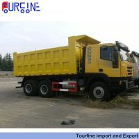 China SAIC Hongyan Genlyon Mining Dump Truck 6X4 380HP for Rock and Sand Hauling for sale